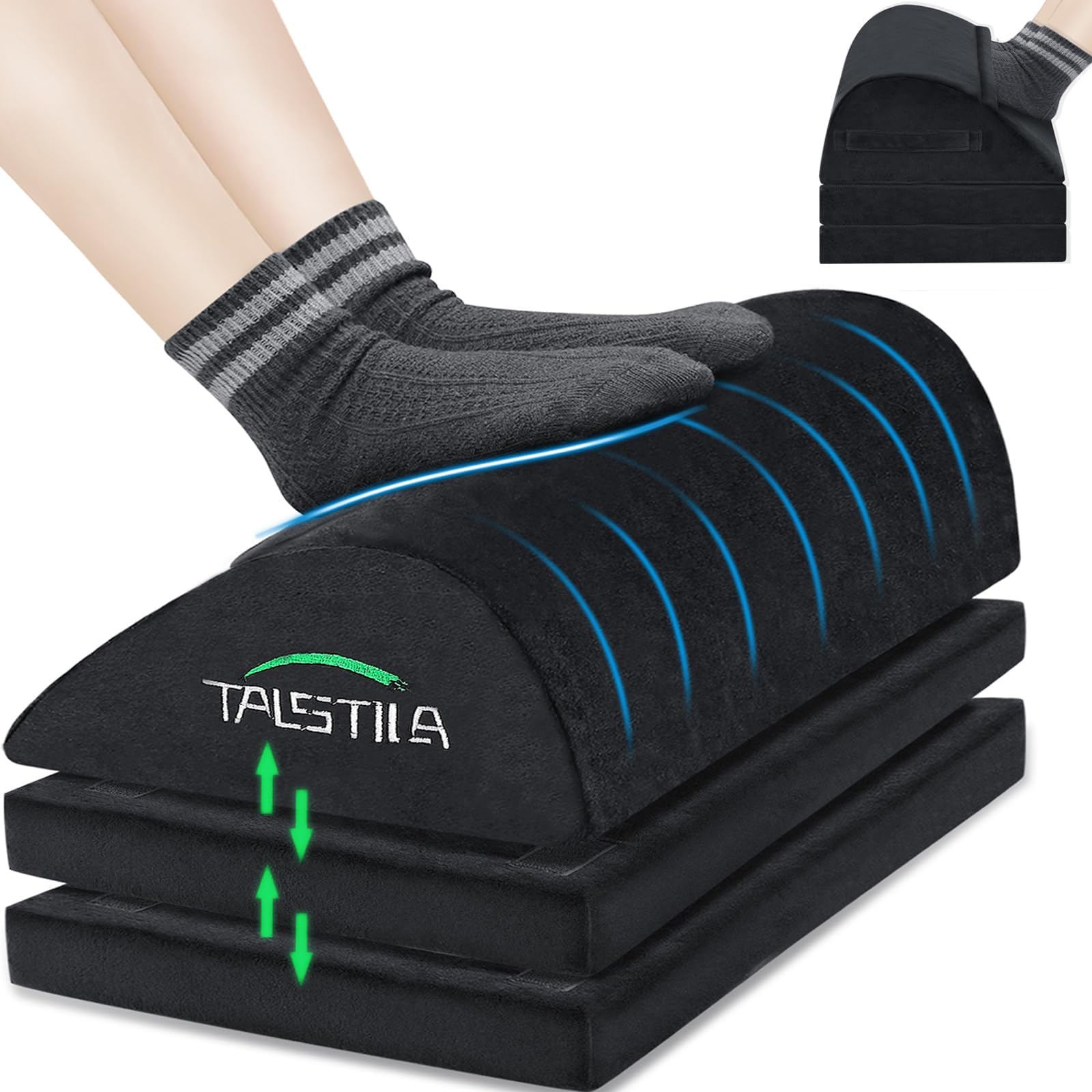 Amazon.com: TALSTILA Foot Rest for Under Desk at Work, Under Desk ...