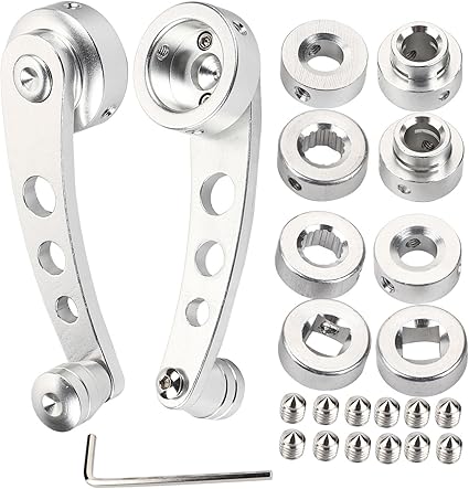Amazon.com: HilBeliFU 1 Pair Window Crank Handle Replacement Set ...