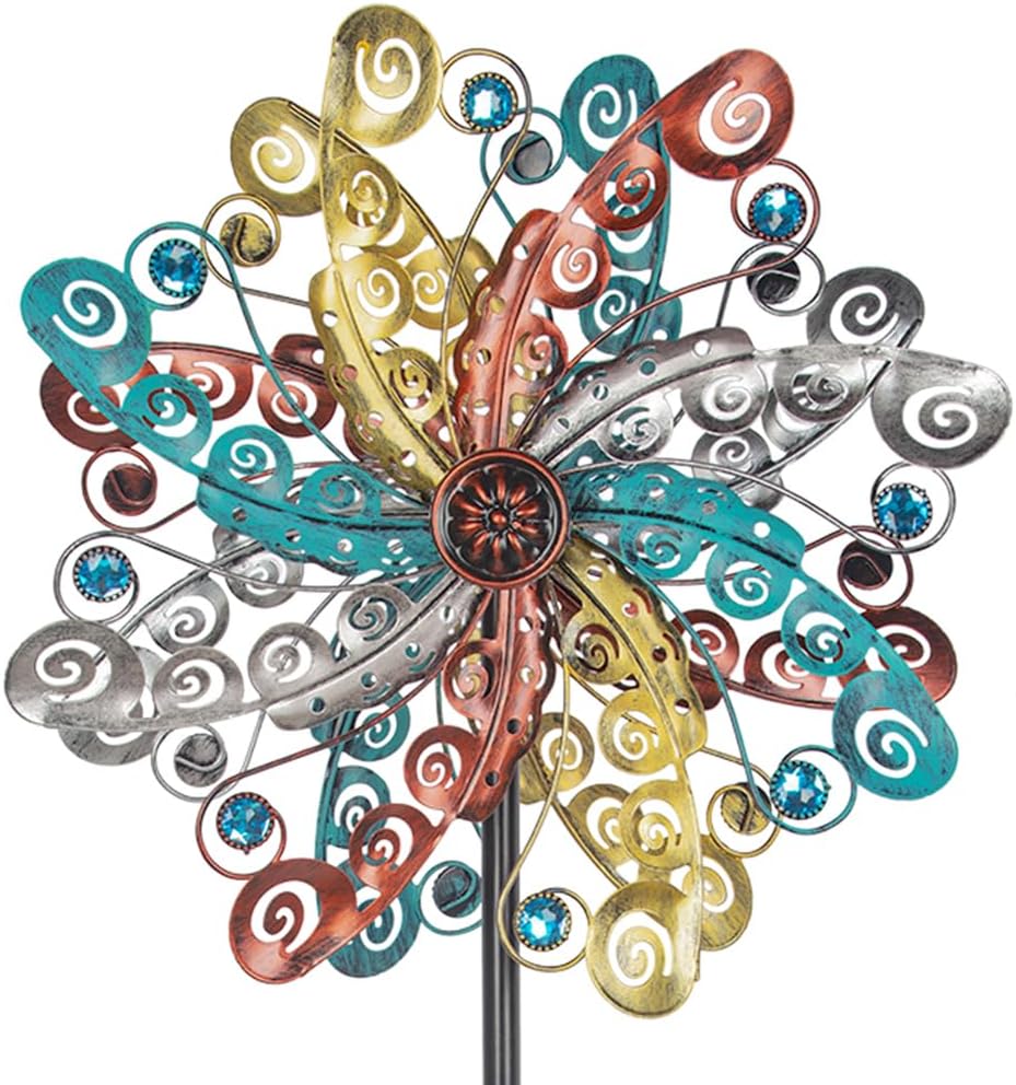 Amazon.com: DREAMSOUL Metal Wind Spinners Outdoor, Wind Spinners for ...