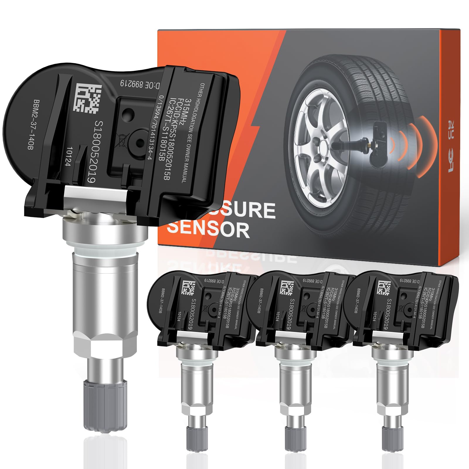 Amazon.com: GEARMEISTER TPMS Sensor, 433MHZ Tire Pressure Monitor ...