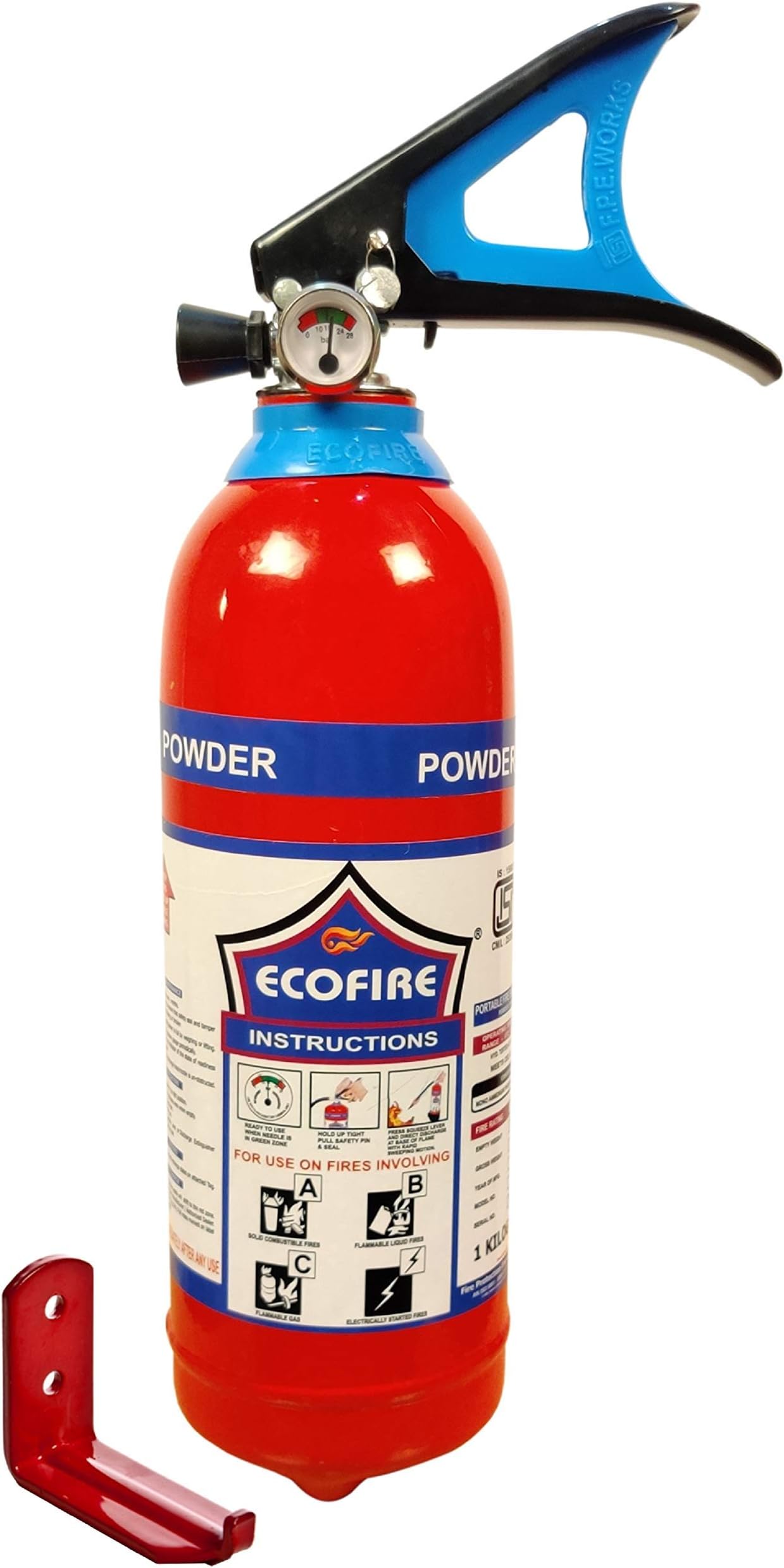 Ceasefire Ceiling Mounted ABC Powder Based Fire Extinguisher, 5 kg ...