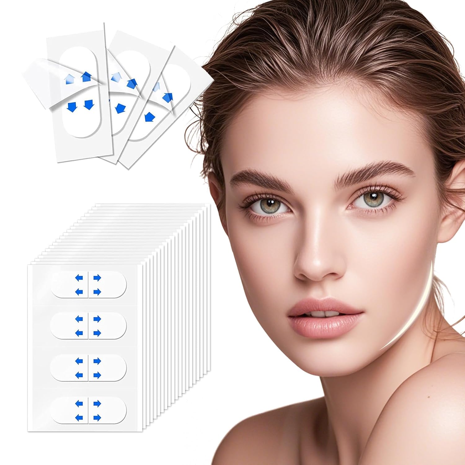 120PCS Face Lift Tape Invisible Neck Tape Lifting Invisible Instant ...
