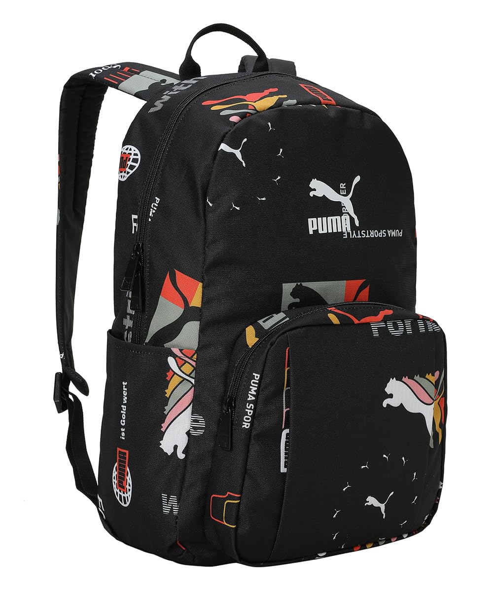 Puma Unisex-Adult Classics Archive Backpack, Black-AOP (7998505 ...