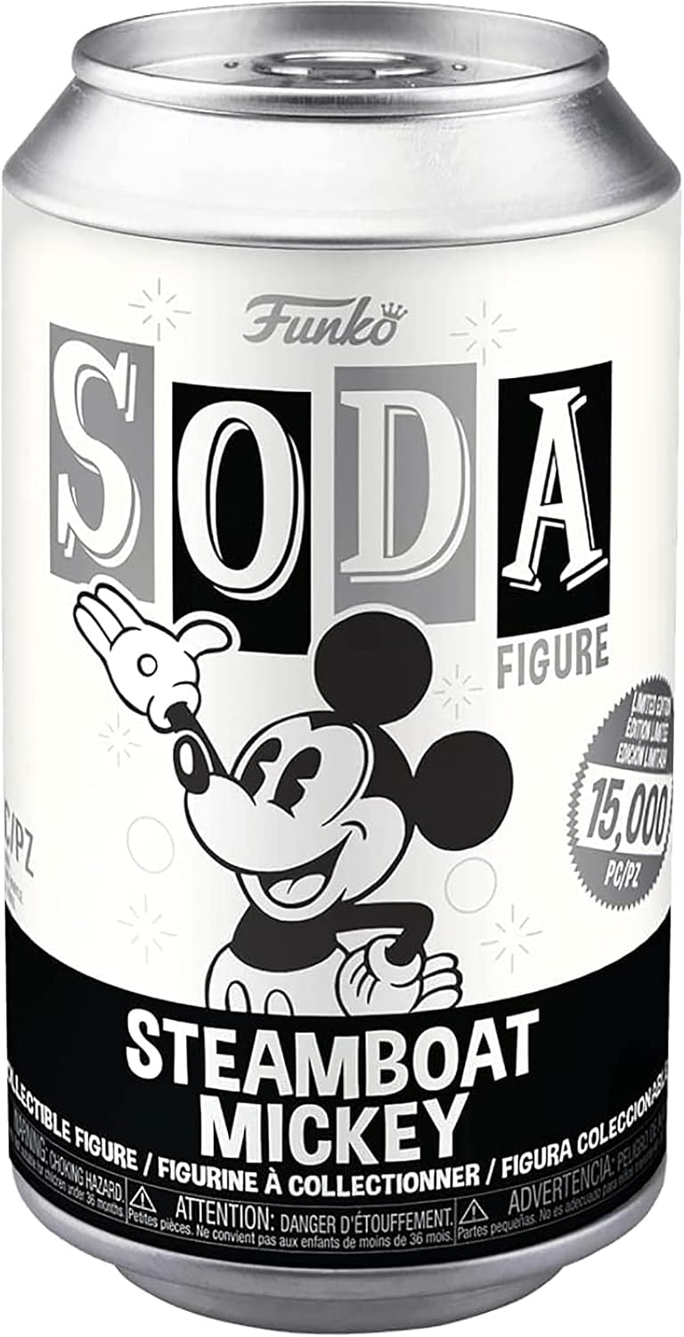 Amazon.com: Disney Exclusive Funko SODA Vinyl Figure | Steamboat Mickey ...