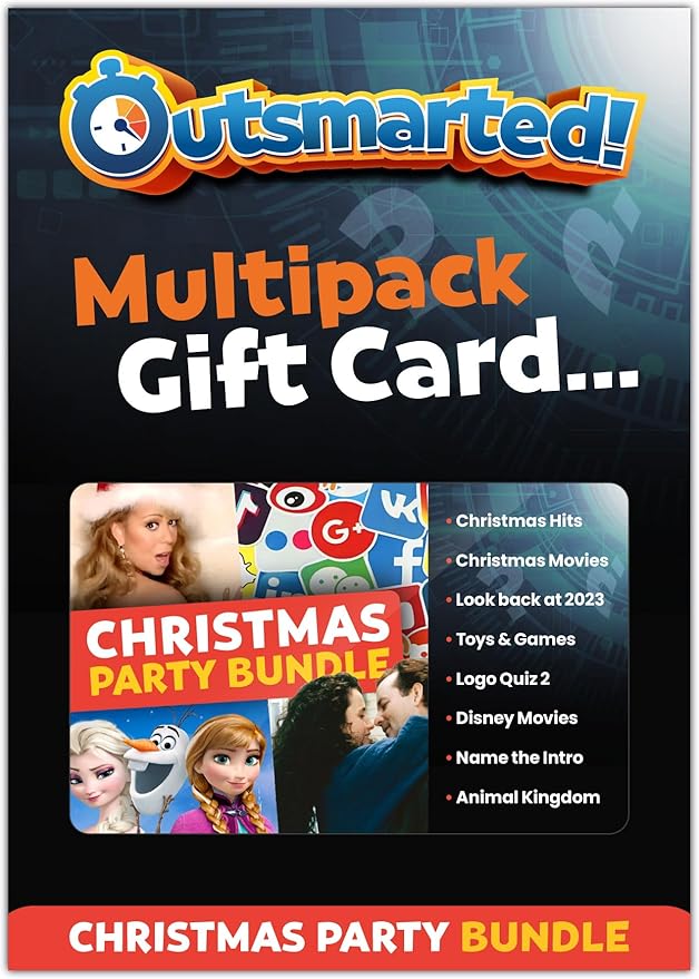 OUTSMARTED! The Live Family Quiz Show Board Game | Christmas Party ...