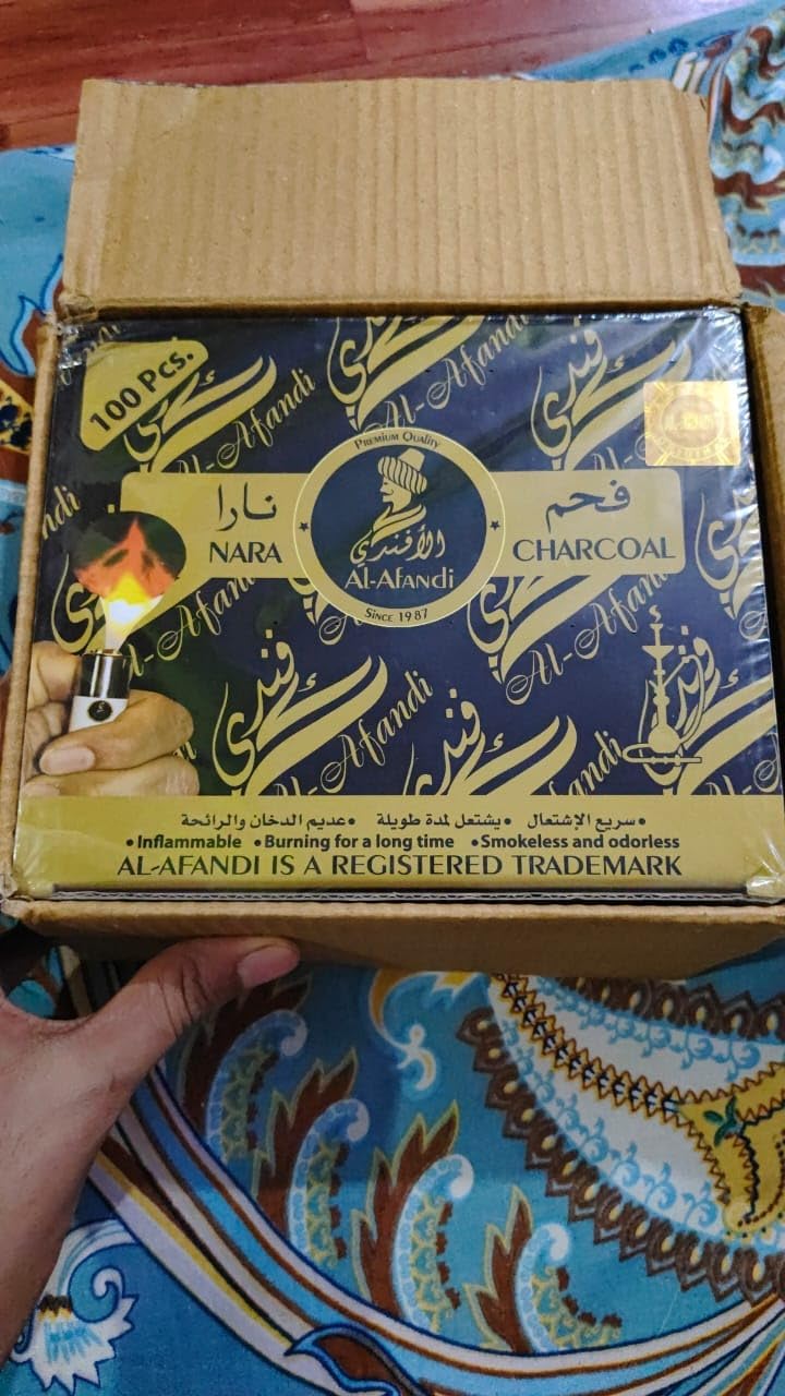 A.S.K Magic Coal Pack of 10 Rolls Coconut Charcoal | Quick Light ...