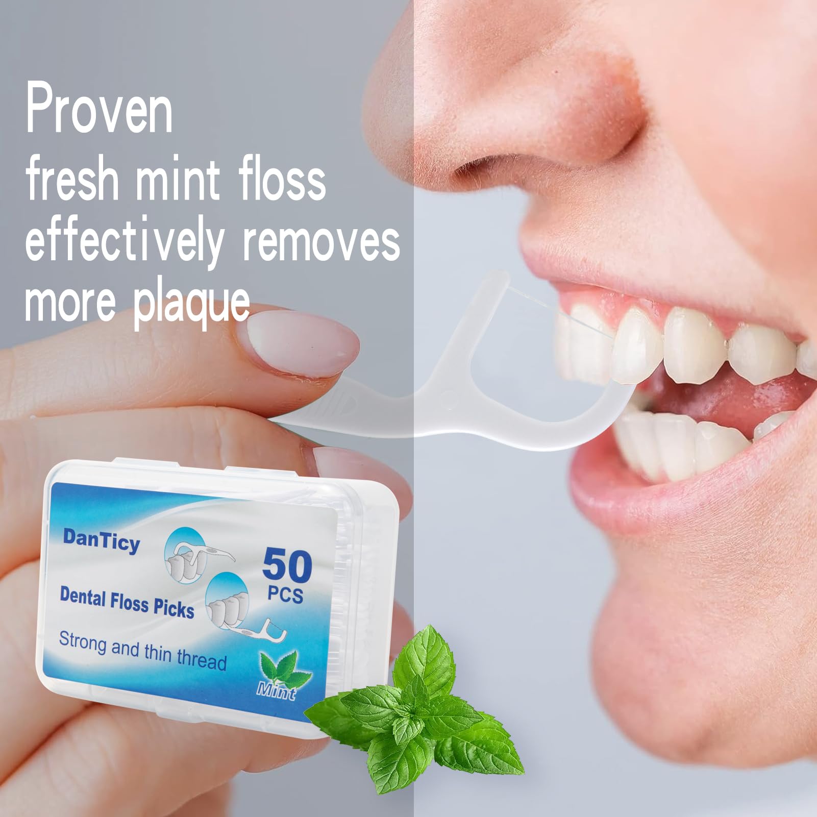 Snapklik.com : Extra Strong Dental Floss Picks Professional Clean ...