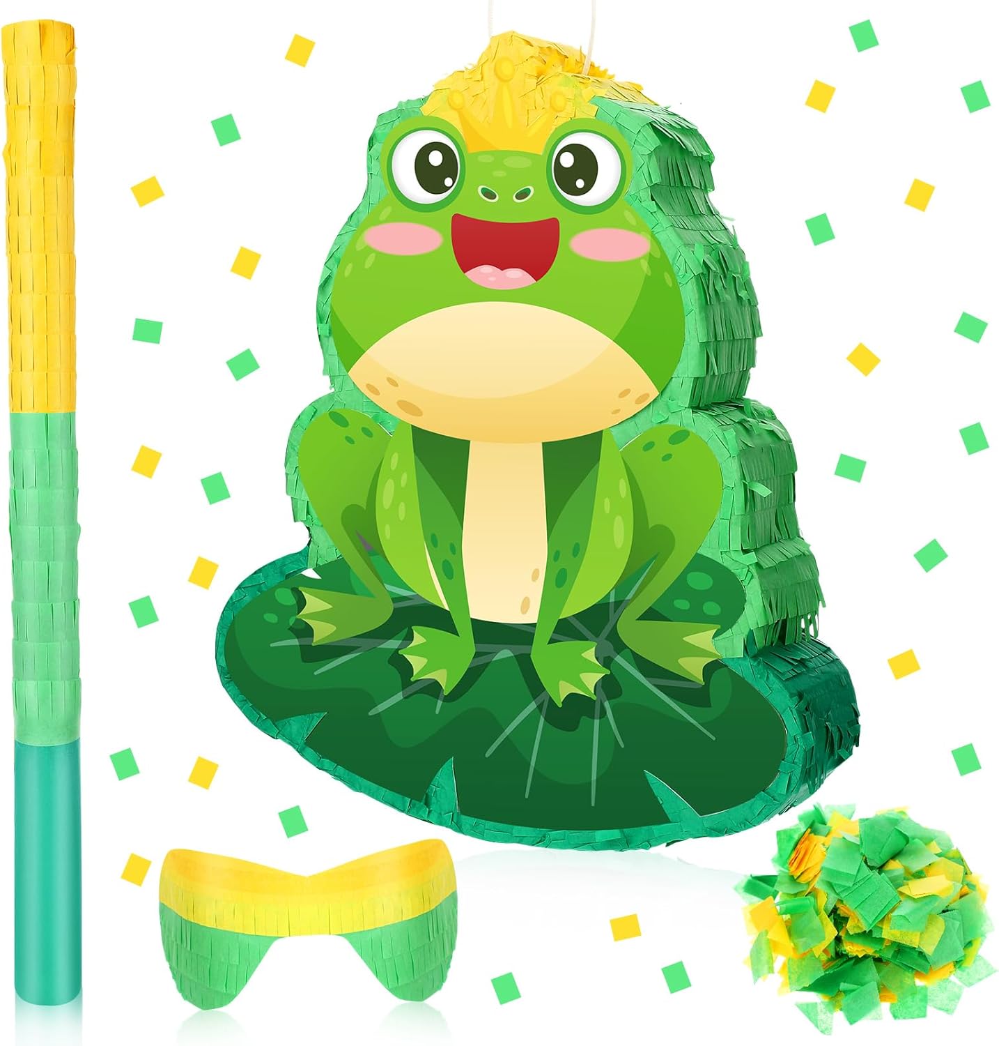 Amazon.com: Seematn Frog Piñata Farm Birthday Party Favors Decorations ...