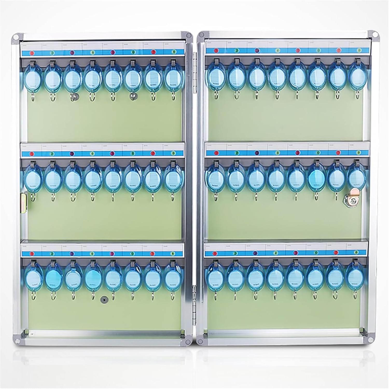 Large Wall Mounted Key Storage Box with Security Lock, Key Cabinet ...