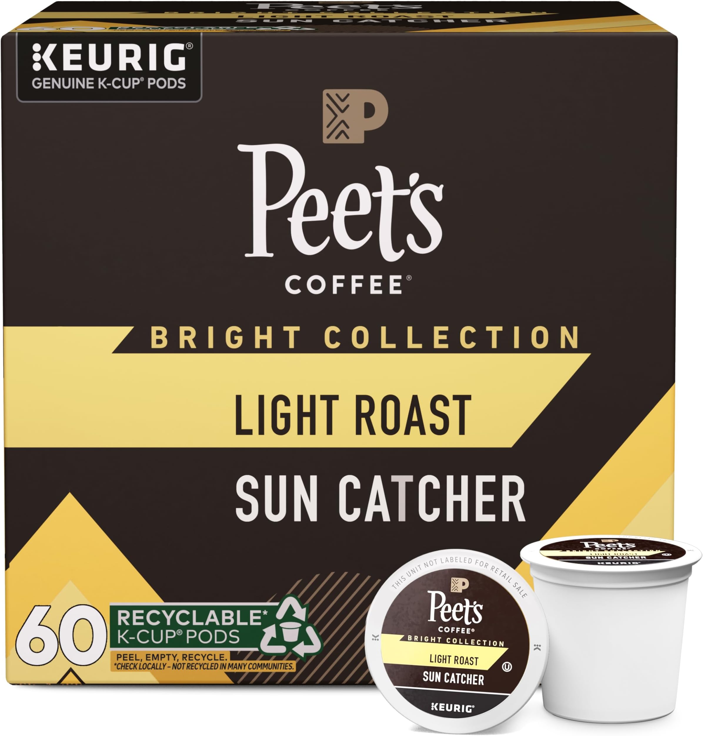 Amazon.com: Peet's Coffee, Dark Roast K-Cup Pods for Keurig Brewers ...