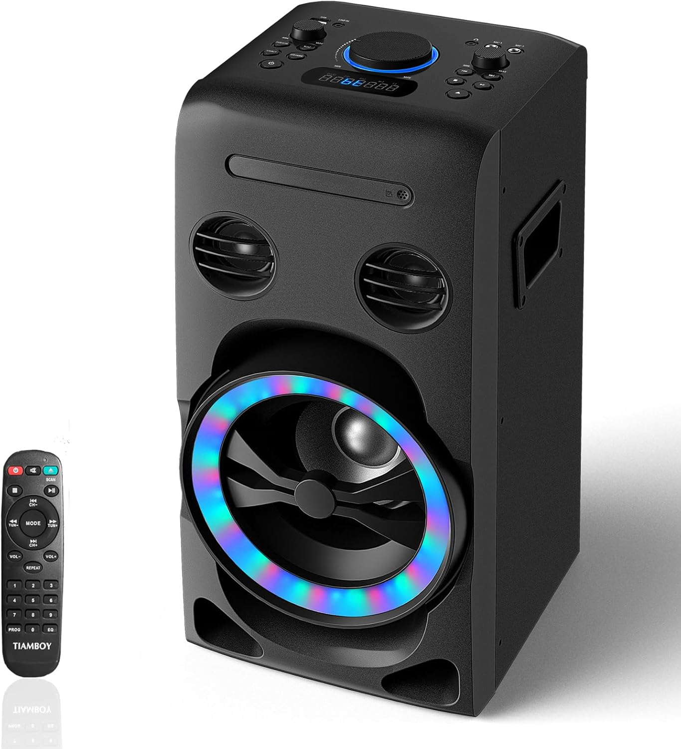 Home Stereo System 100W Partybox with CD Player, Bluetooth/FM Radio ...