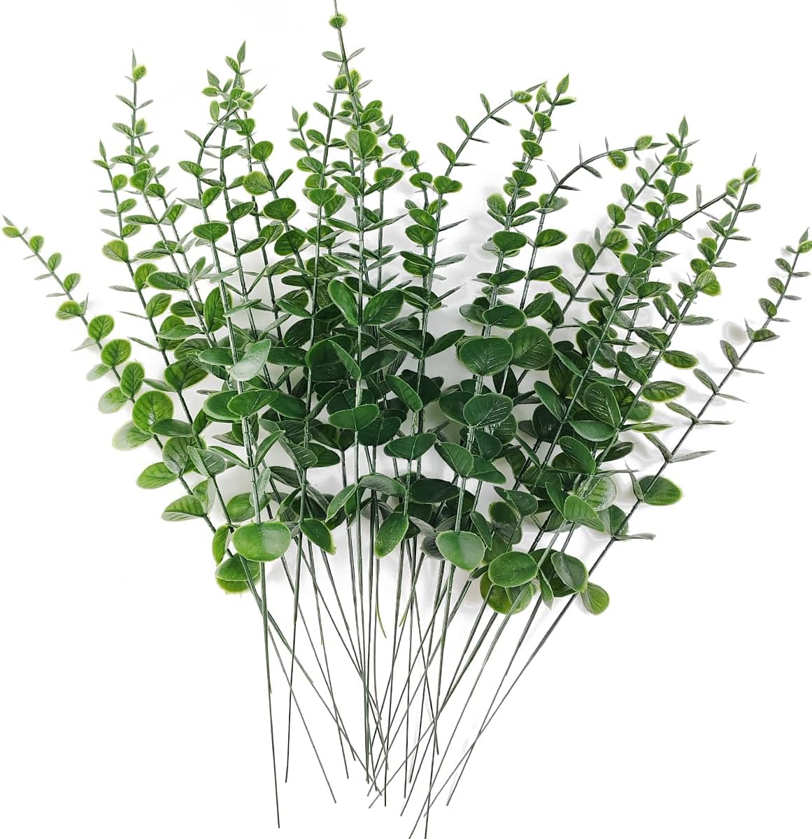 Amazon.com: TIHOOD 25pcs Eucalyptus Stems Faux Greenery Artificial ...
