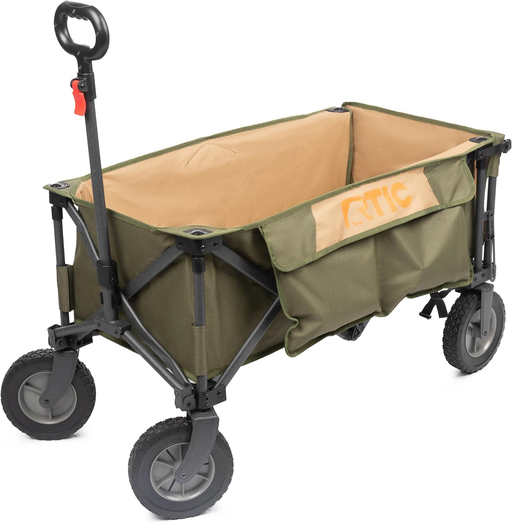 Amazon.com : RTIC Ultra-Tough Wagon Folding Utility Cart with All ...