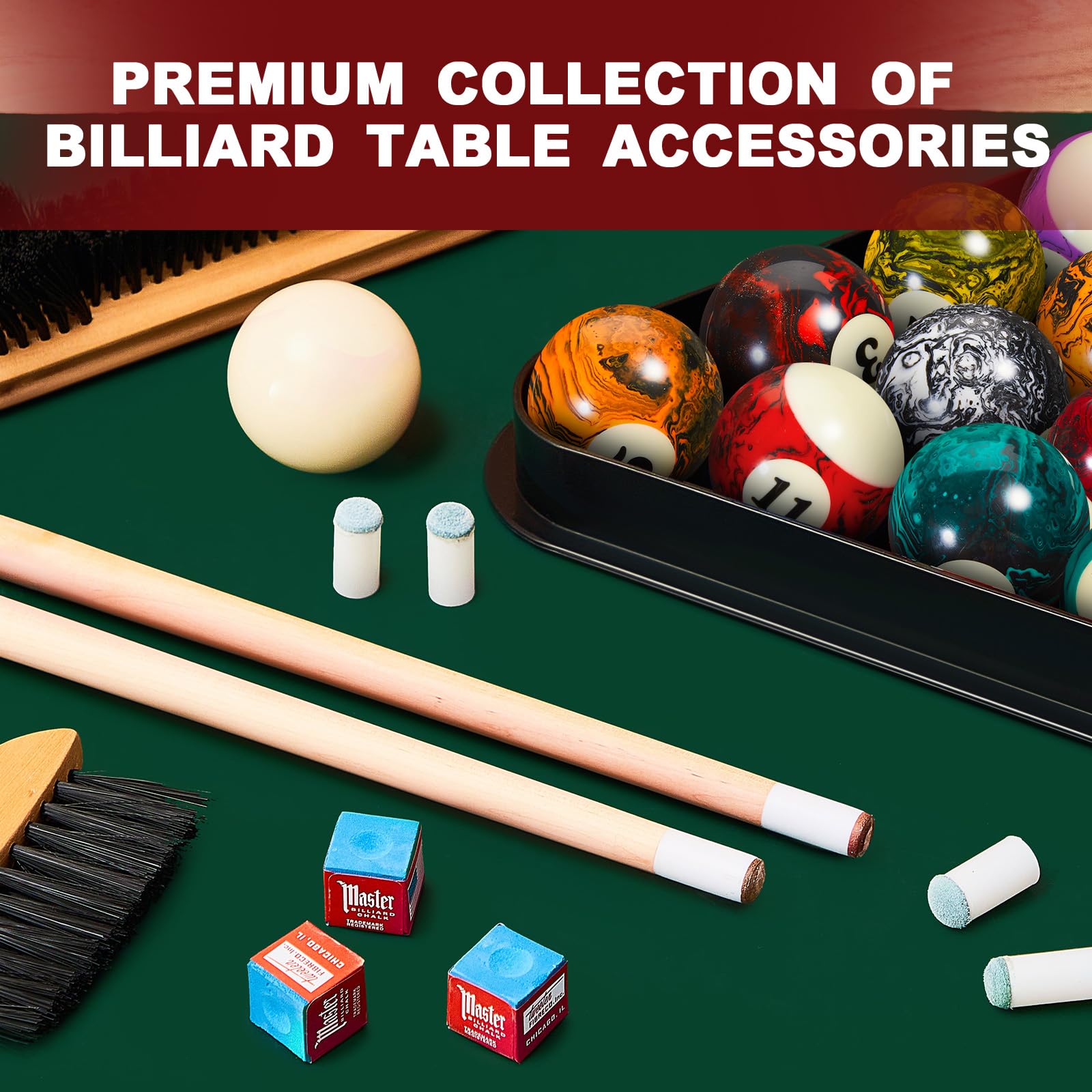 71 Pcs Pools Table Accessories Billiards Accessories Billiard Pool ...