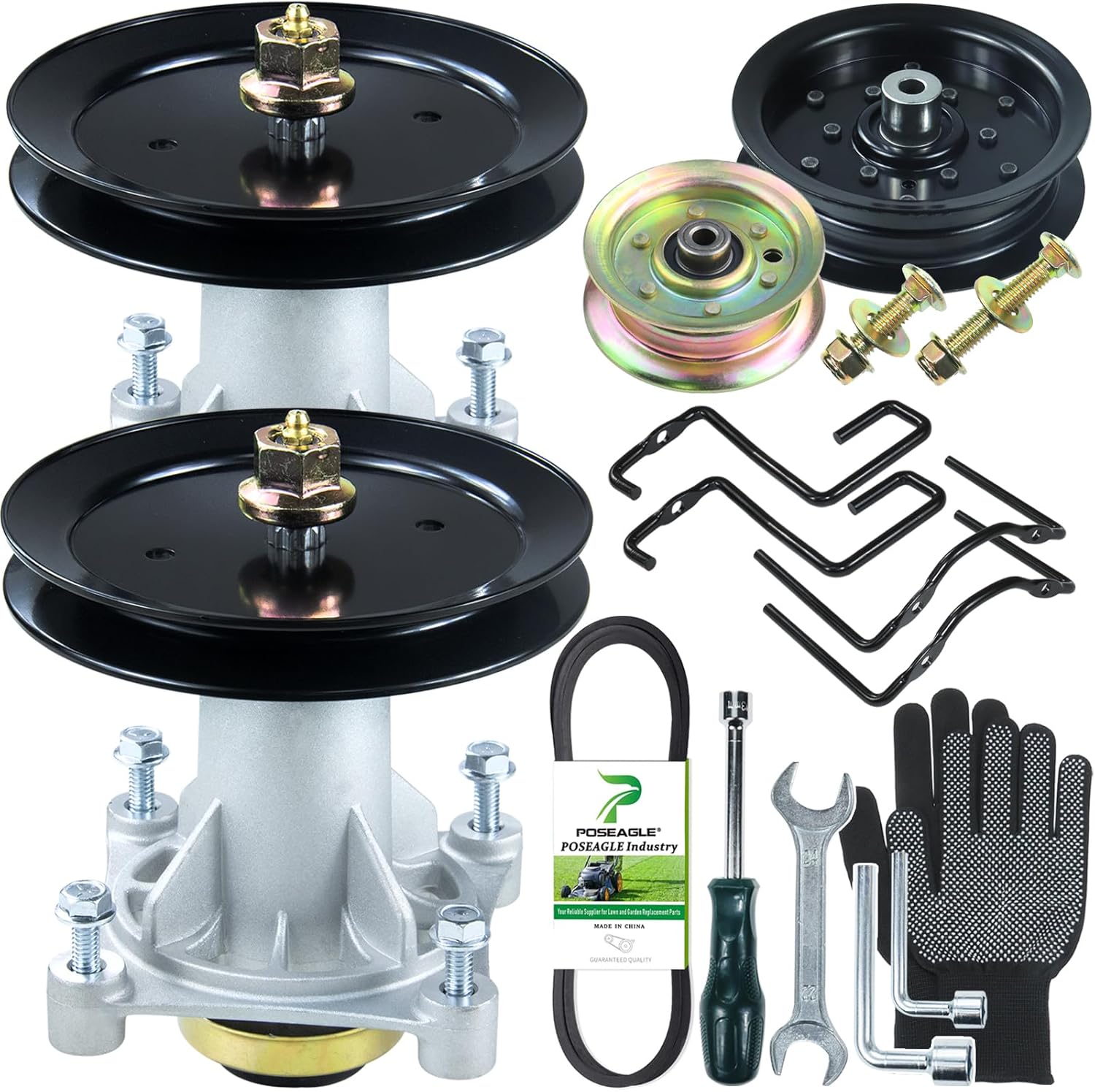 Amazon.com: POSEAGLE 2 Pack Pre-Greased 587819701 Spindle Assembly Kit ...