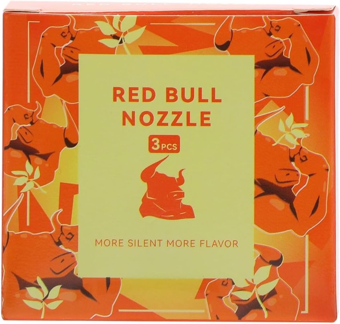 Amazon.com: Silent Nozzle Redbull Flavor 3 Pcs Plastic Dispenser ...