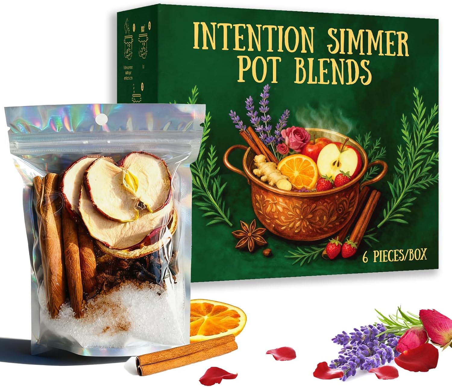 Amazon.com: Intention Simmer Pot Blends, Simmer Pot for Stove Potpourri ...