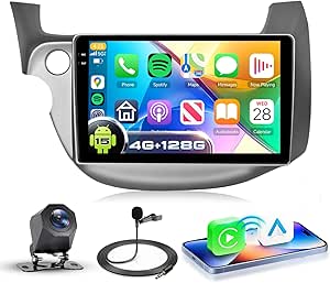 Amazon.com: 4G+128G Android 15 Car Stereo for Honda Fit 2008-2013 ...