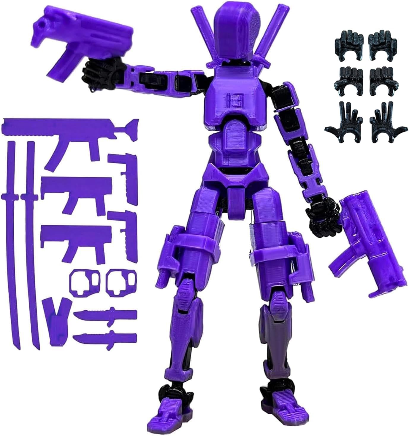 Amazon.com: altuco T13 Action Figure with Lots of Accessories,3D ...