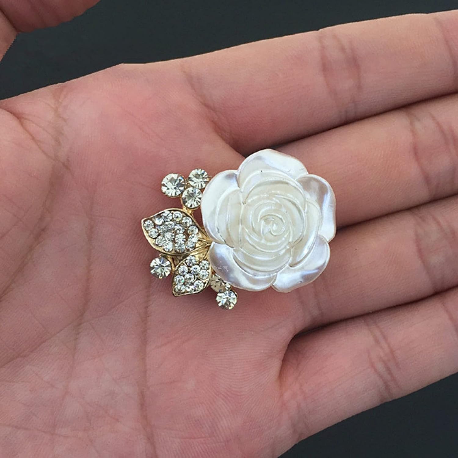 Amazon.com: Crystal Button Accessory DIYJewelry Decoration，Large ...