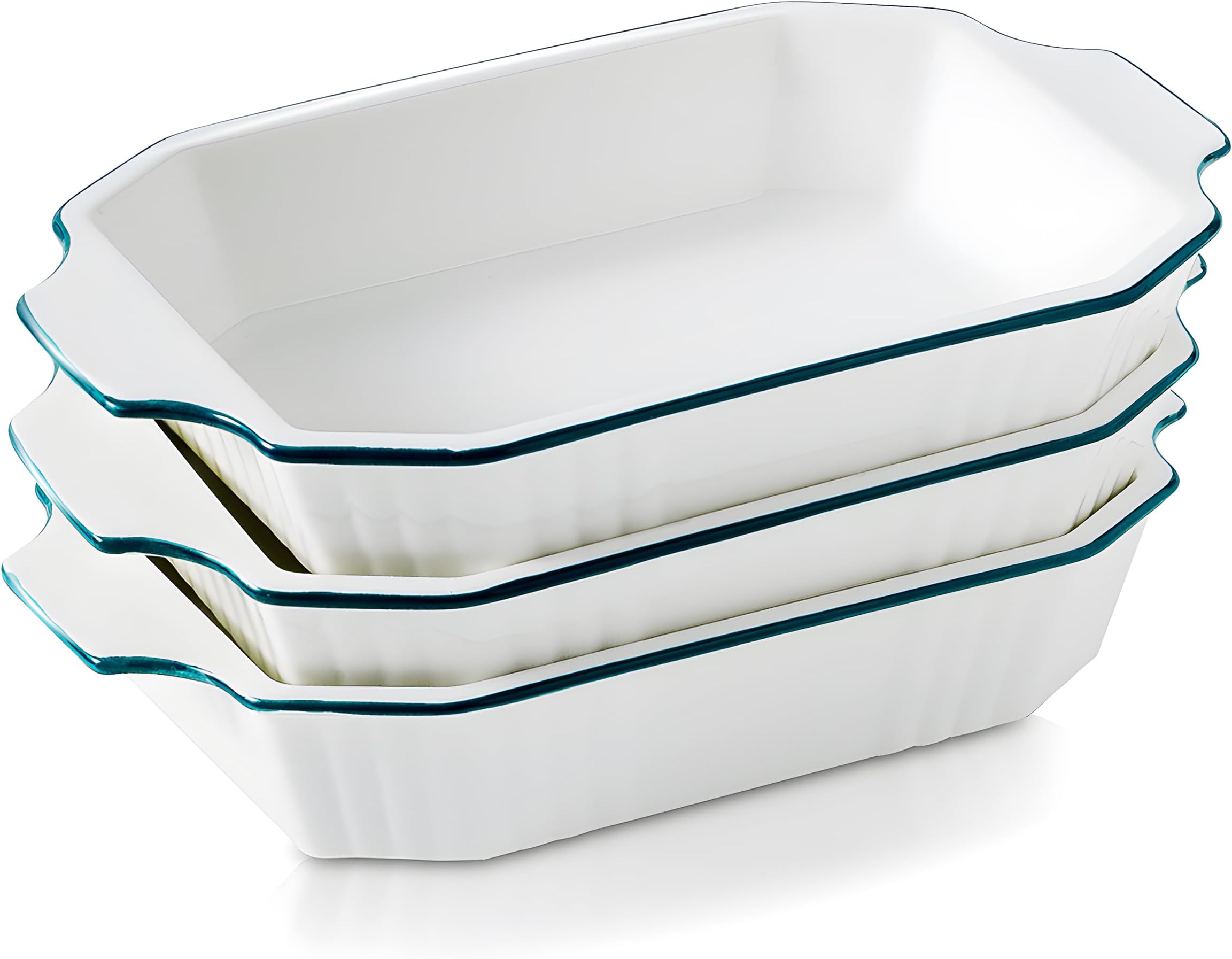 Amazon.com: DOWAN Ceramic Baking Dish, 9x13 Deep Lasagna Pan, Large ...