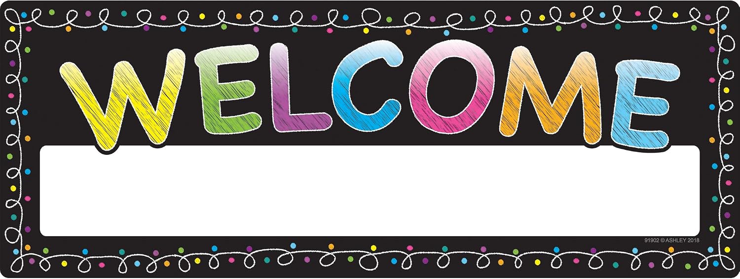 Amazon.com: Ashley Productions ASH91902 Smart Poly Welcome Banner ...