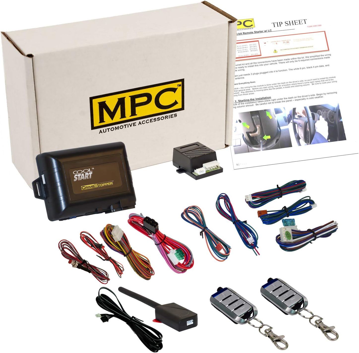 Amazon.com: MPC Complete 1-Button Remote Start Kit for 2005-2006 Ford F ...