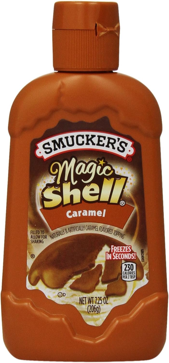Amazon.com: Smucker's Magic Shell Caramel Flavored Topping, 7.25 Ounce ...