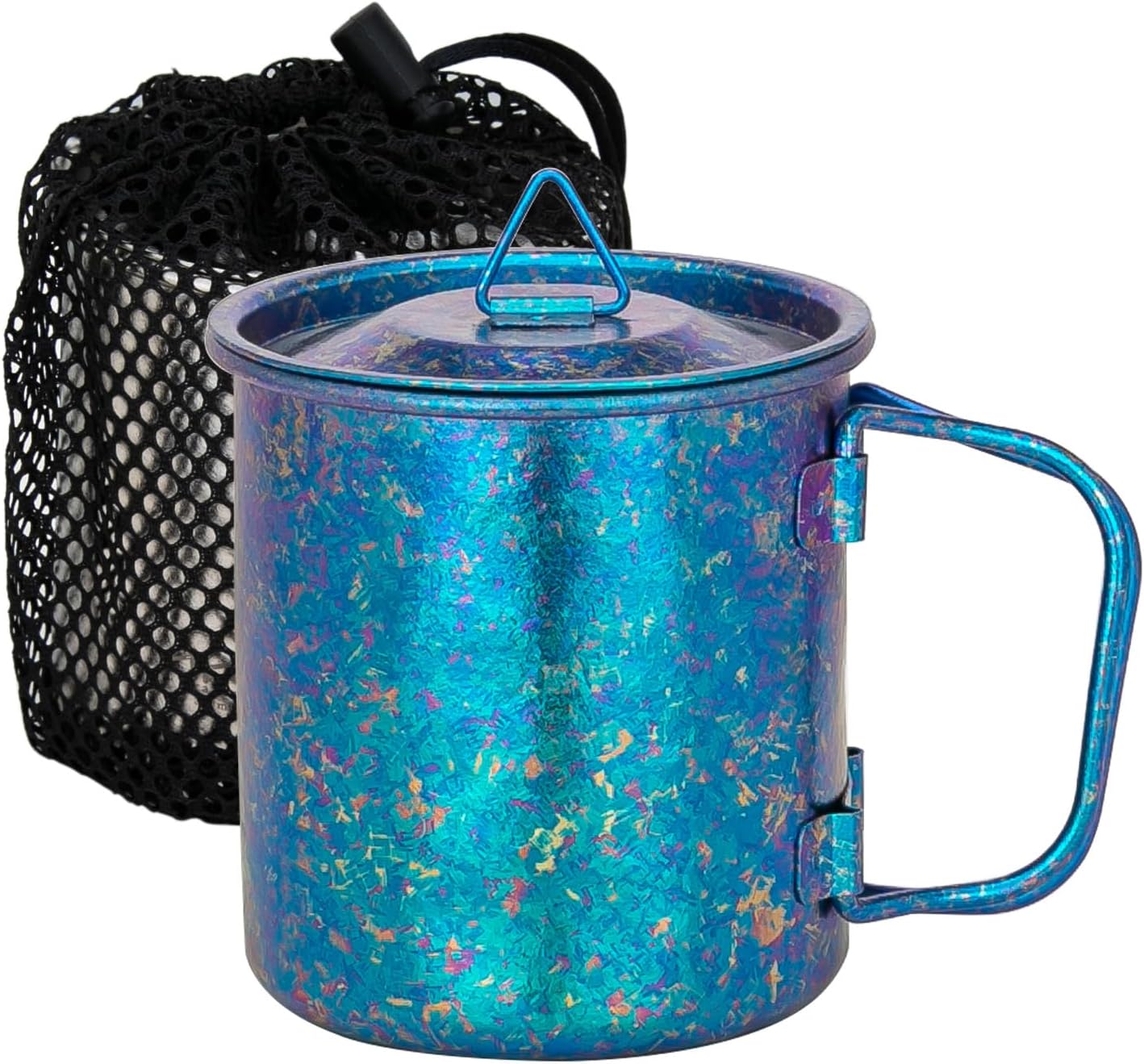 Amazon.com : TiTo Titanium Cup Titanium Pot with Lid Ultralight ...