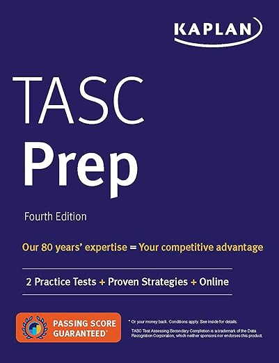 TASC Prep: 2 Practice Tests + Proven Strategies + Online (Kaplan Test ...