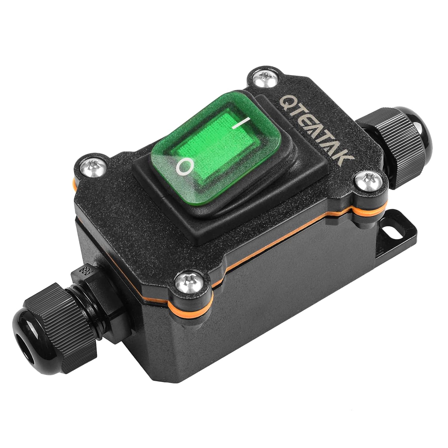 QTEATAK Inline Cord Switch Waterproof Switch DPST AC/DC 20A-125V,16A ...