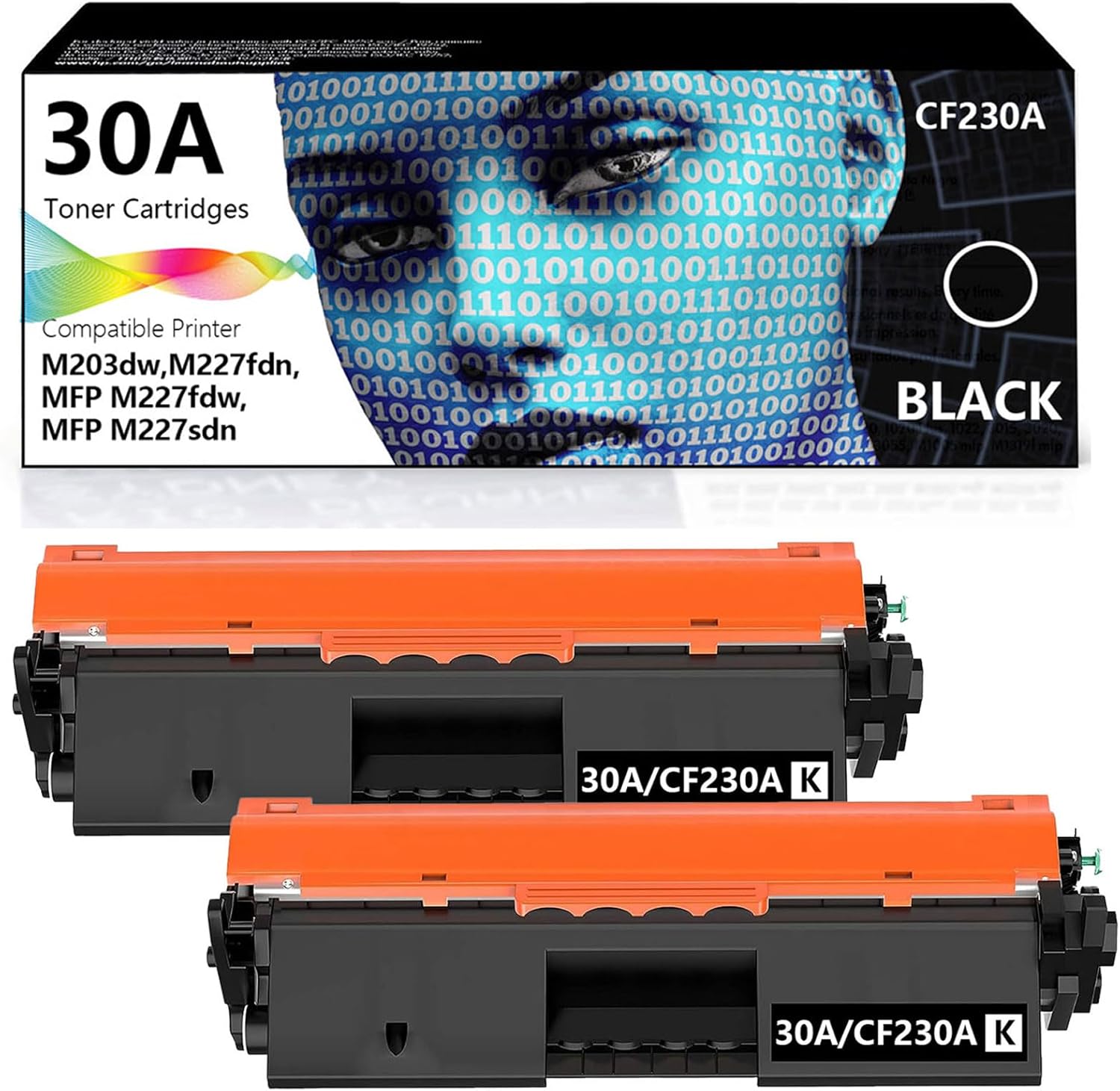 Amazon.com: 30A Toner Cartridge Black Compatible for HP Laserjet Pro ...