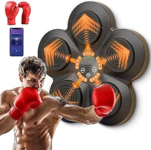 Boxing Machine Wall Mounted, Smart Music Boxing Equipment Punching Pads ...