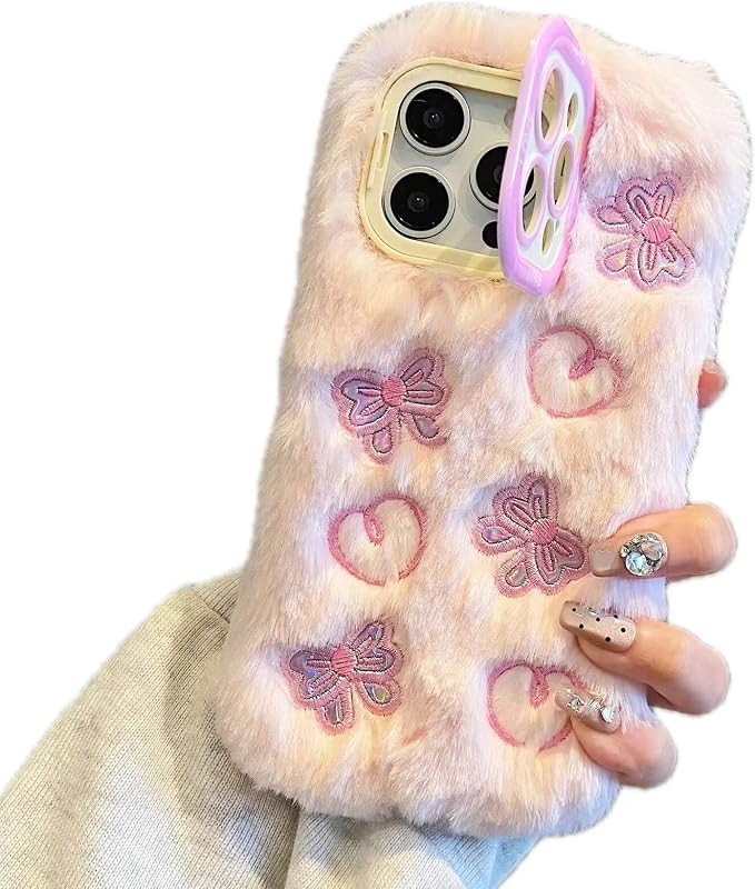 Amazon.com: Rnrieyta Miagon Cute Fluffy Case for Samsung Galaxy S23 ...