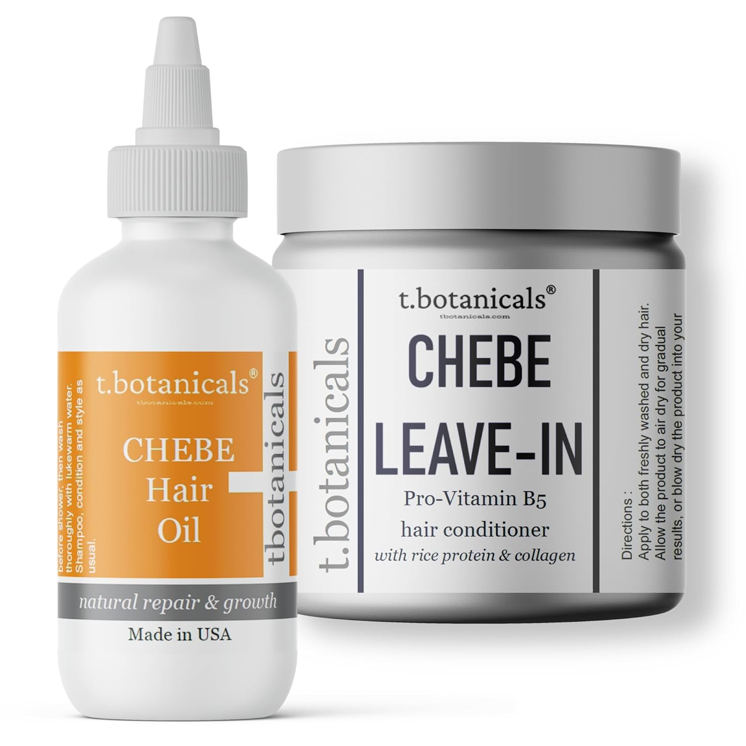 Amazon.com : Chebe Oil and Leave In Conditioner Bundle for Hair Growth ...