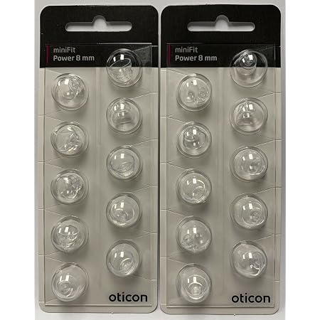 Amazon.com: (20 pack) Oticon 8mm OPEN Domes for: Intiga, Agil, Agil Pro ...