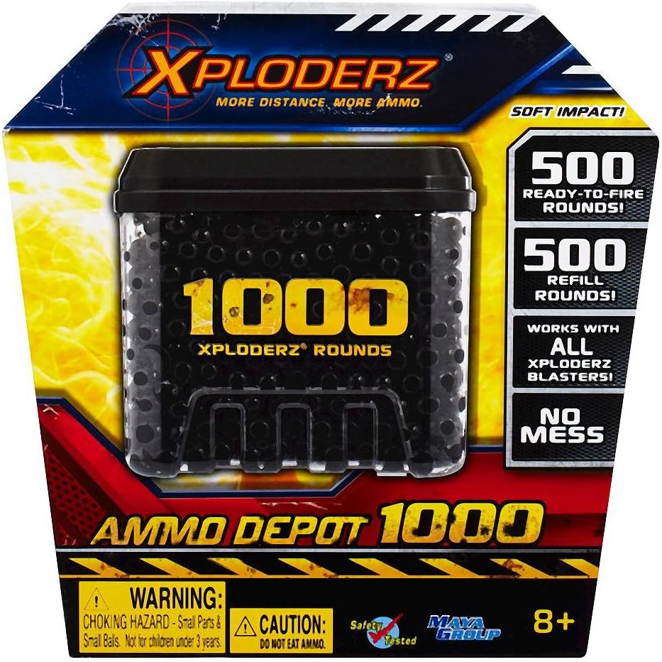 Amazon.com : Xploderz Ammo Depot 1000 (Black) : Sports & Outdoors