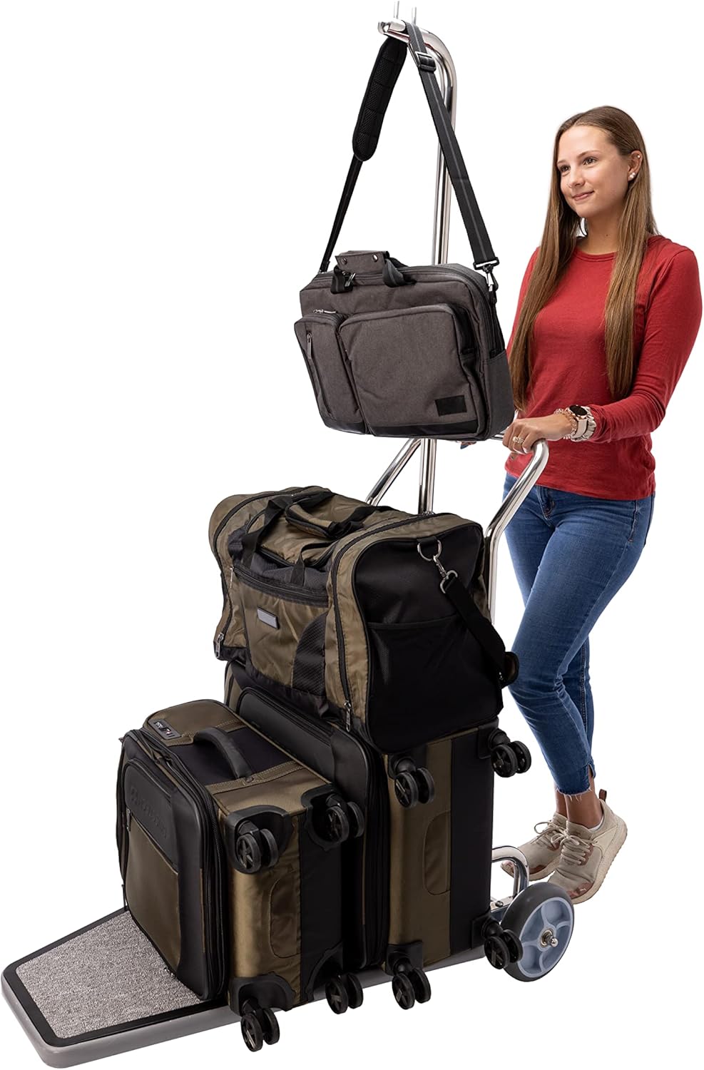 Amazon.com: Wholesale Hotel Products Value Valet Single Nesting Luggage ...