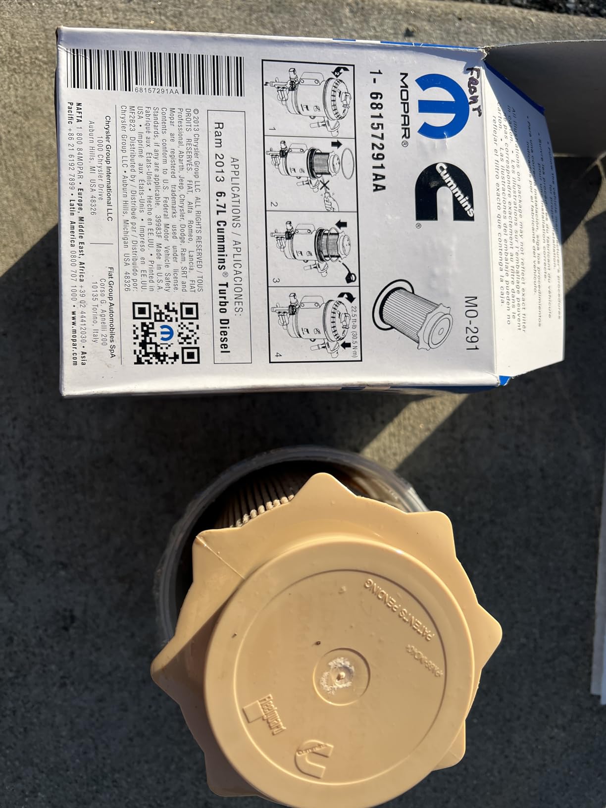 $14/mo - Finance Fuel Filters 68157291AA and 68436631AA for a 2019-2024 ...