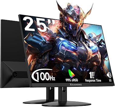 Amazon.com: memzuoix 25 Inch Ultra-Thin Monitor with 3-Side Frameless ...