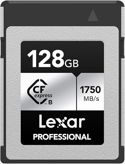 Lexar Professional SILVER Series 128GB CFexpress Card, Type B CFe Card ...
