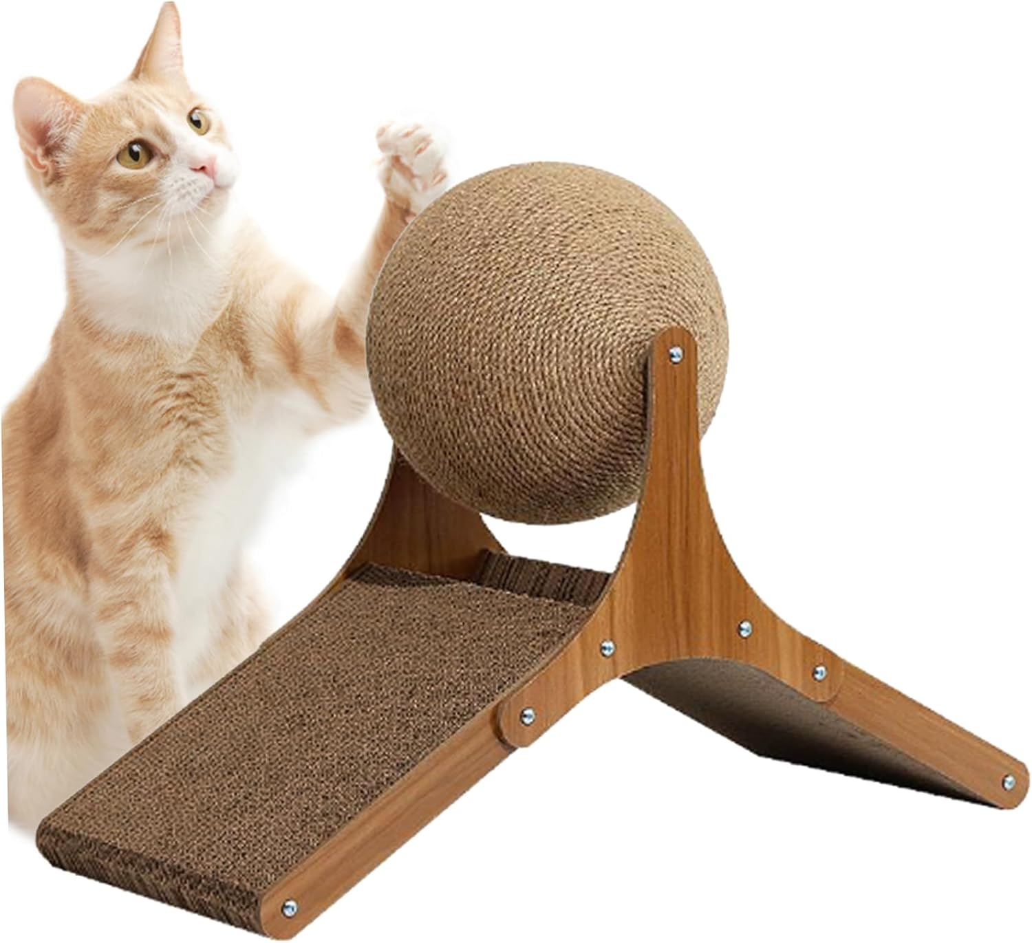 Cat Scratcher Ball Large Sisal Cat Scratching Ball Spinning Solid ...