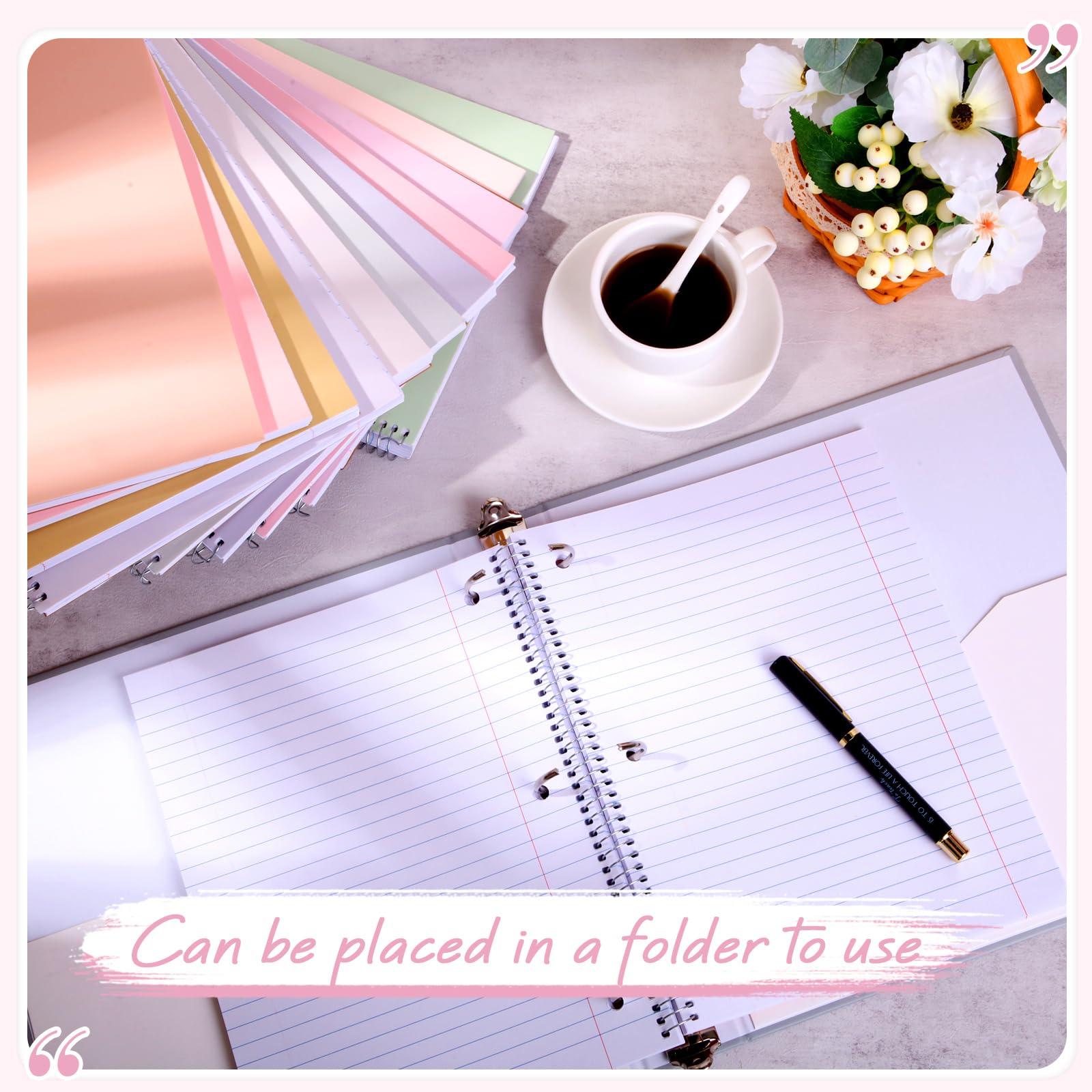Snapklik.com : Teling 12 Pcs 1 Subject Spiral Notebook Wide Ruled ...
