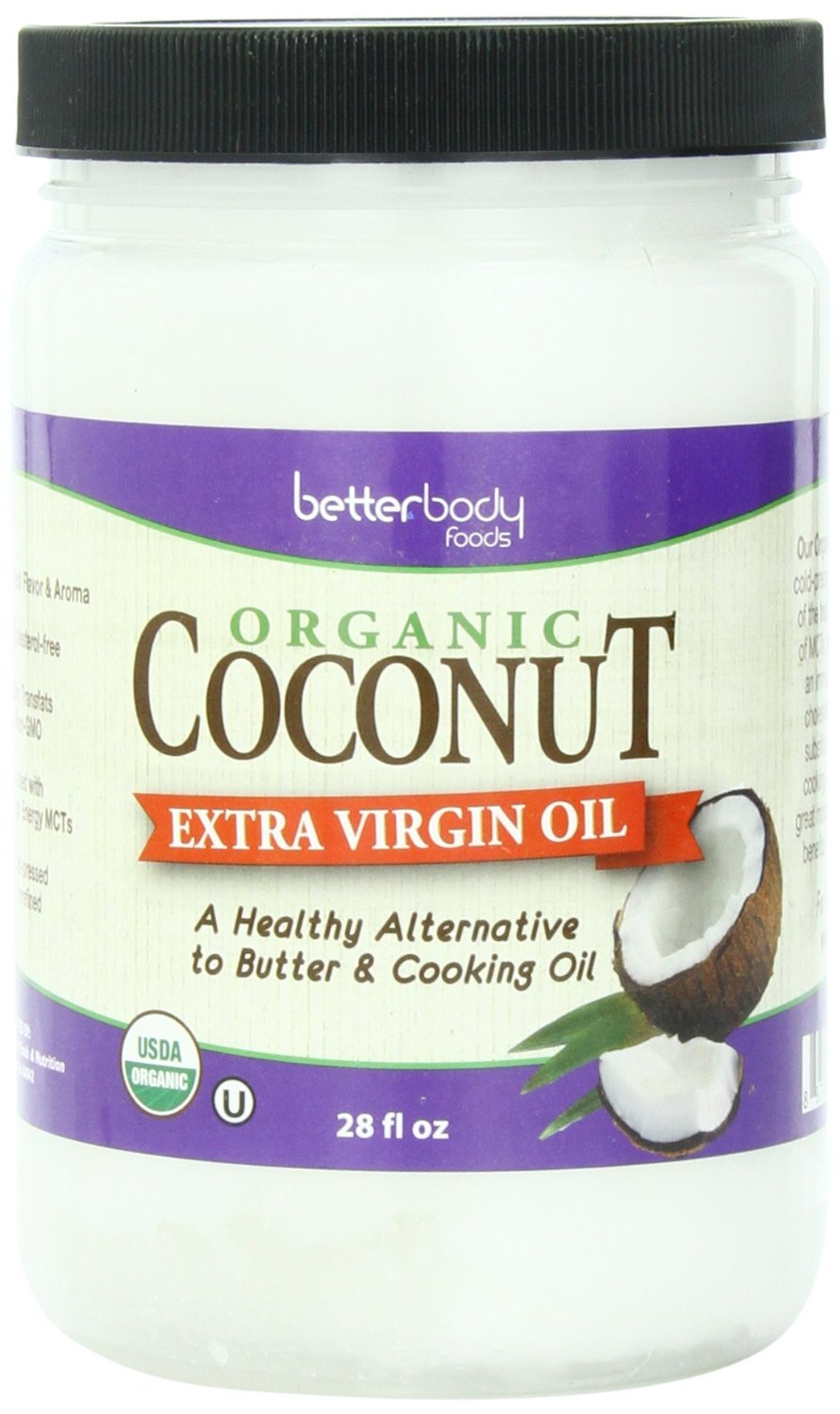 Better Body Natural Foods Aceite de Coco Refinado Orgánico 28.1 fl oz ...