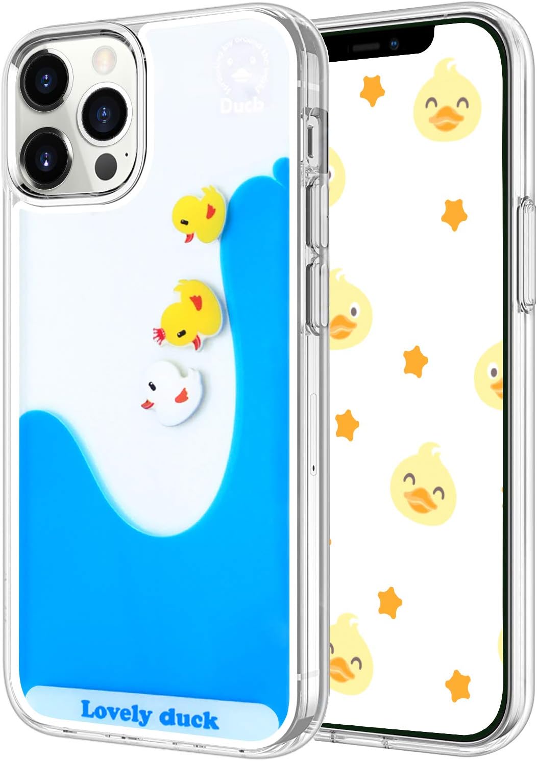 Amazon.com: iPhone 12/12 Pro Cute Yellow Rubber Duckie Duck Lover ...