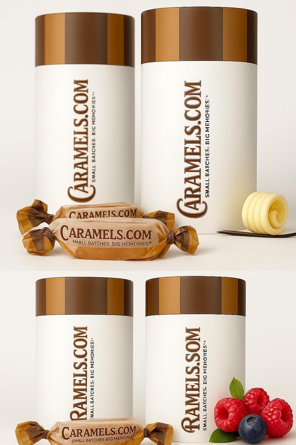 Amazon.com : Caramels.com Caramel Gourmet Candy Duo Pack - Classic ...