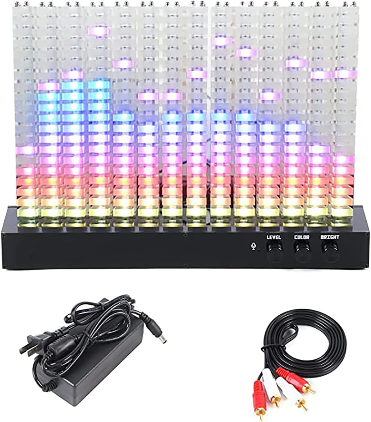 Amazon.com - IVUDA Audio Visualizer, 14-Segment Music Spectrum Analyzer ...