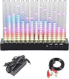 Amazon.com - IVUDA Audio Visualizer, 14-Segment Music Spectrum Analyzer ...