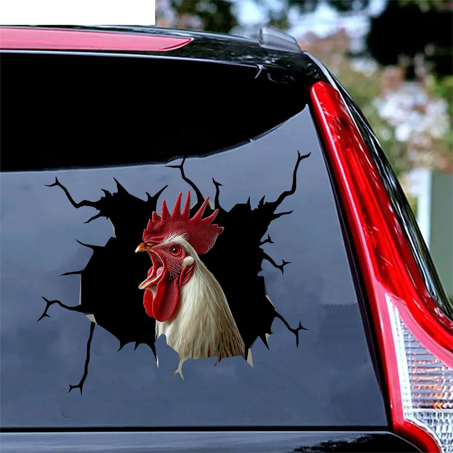 Amazon.com - Chicken Stickers, Chicken Car Decals - 3D Realistic Farm ...