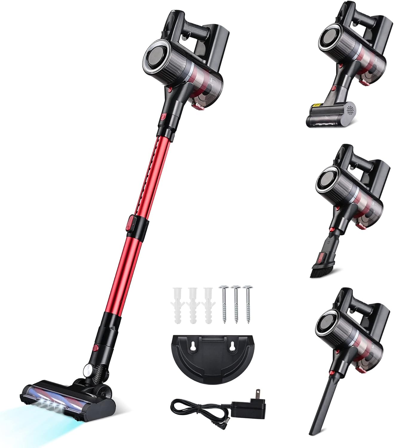 Amazon.com - Cordless Vacuum Cleaner, Whall 25kPa Suction 4 in 1 ...